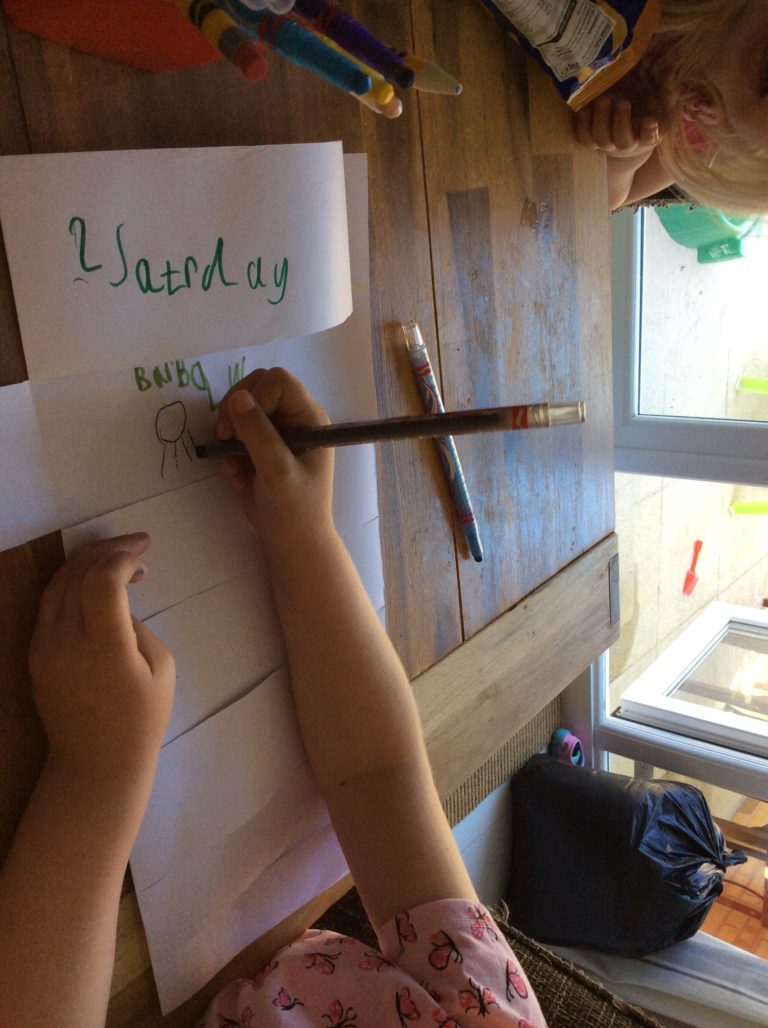 Learning the days of the week - Early foundations for telling the time